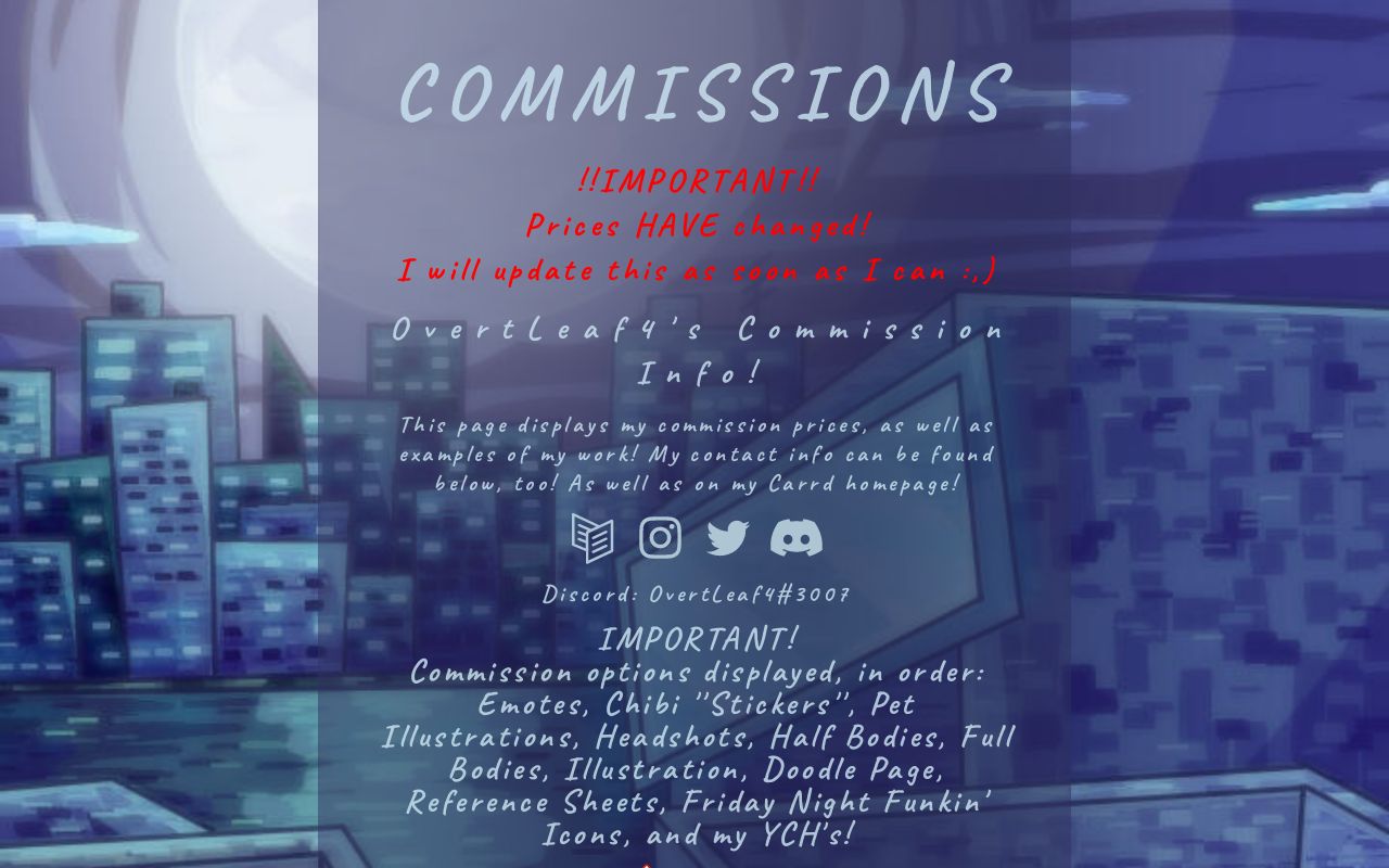 Commission Info